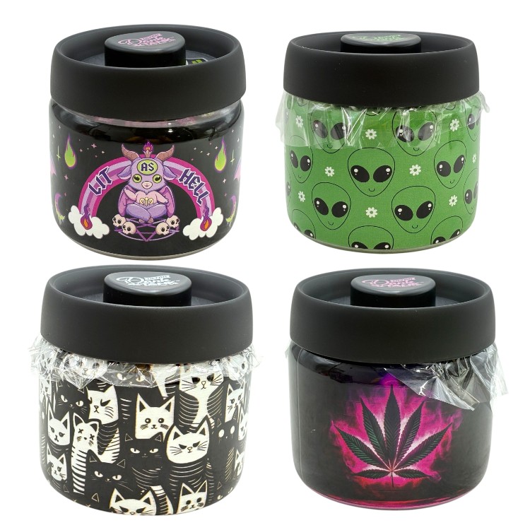Fujima Glass Stash Jar - Dank Tank 1CT | 101Distributors Ga