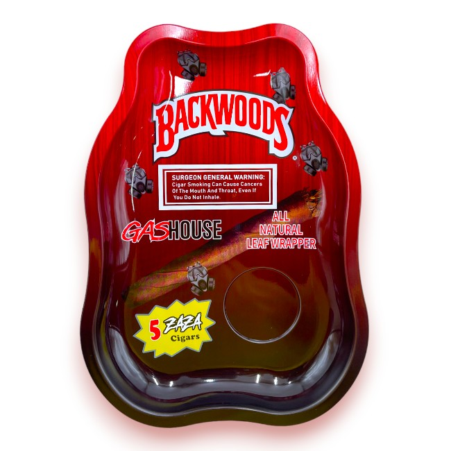 BACKWOODS AUTHENTIC - SMOKING ACC - ROLLING TRAY - GAS HOUSE - 1CT