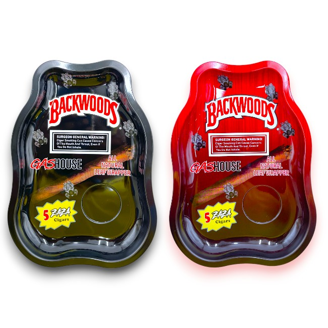BACKWOODS AUTHENTIC - SMOKING ACC - ROLLING TRAY - GAS HOUSE - 1CT