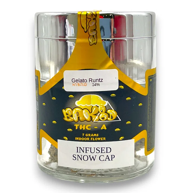 BAK8D THCA Flower - Infused Snow Cap 7gm | 101Distributorsga