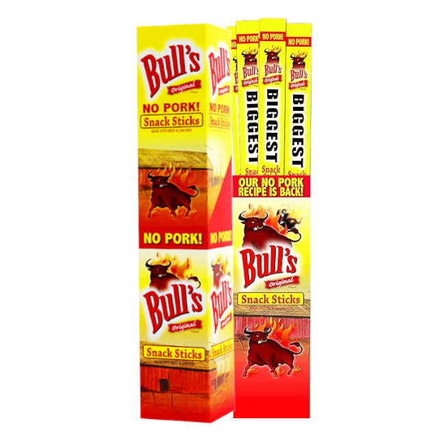 BULL'S - GROCERY - SNACK - 100CT//BX - BIG SNACK STICK