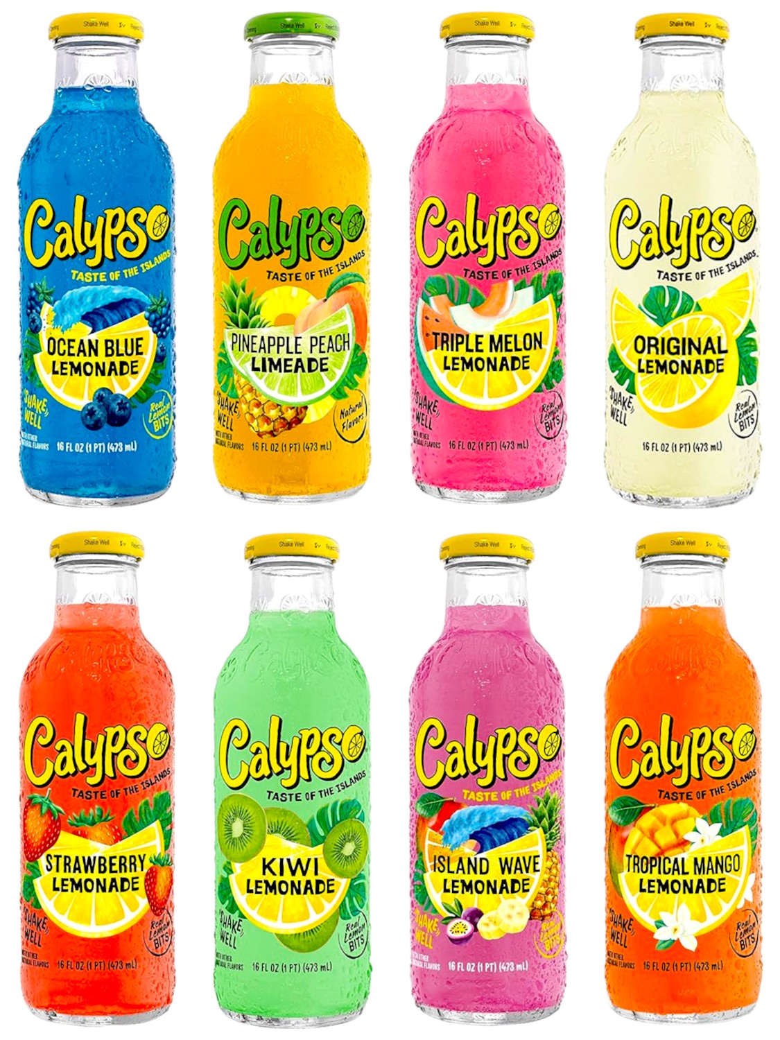CALYPSO - BEVERAGE - JUICE - GLASS BOTTLE - 16OZ/CT - 12CT/CS