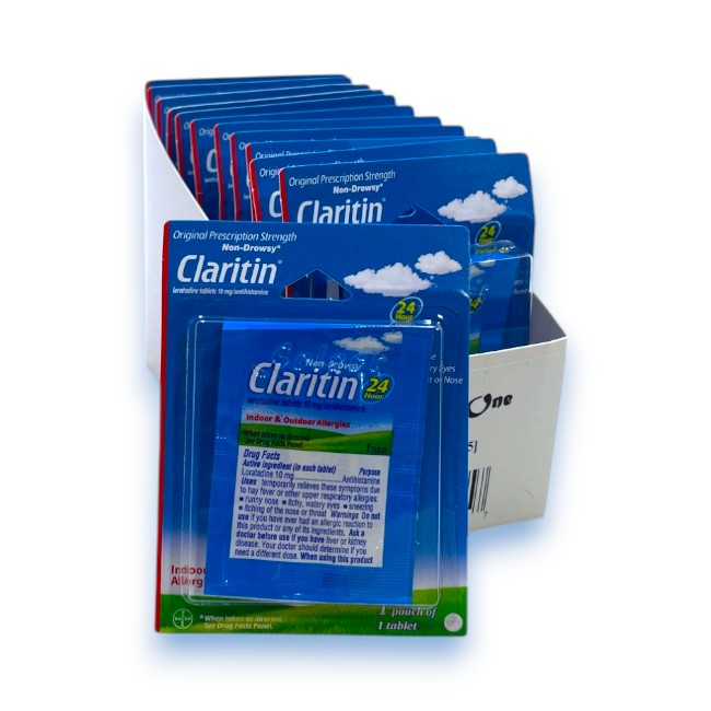 CLARITIN - MEDICINE - TABLET - 10MG/CT - 1CT/PK - 12PK/BX - INDOOR ...