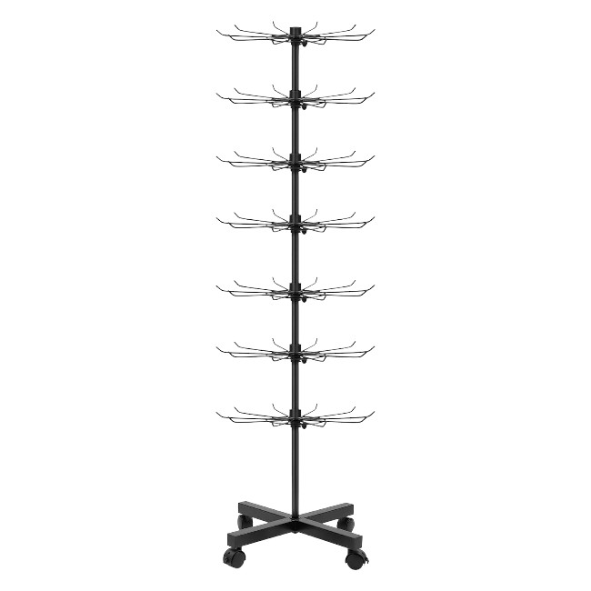 Display Black Candy Empty Metal Rotating Stand | 101distributorsga