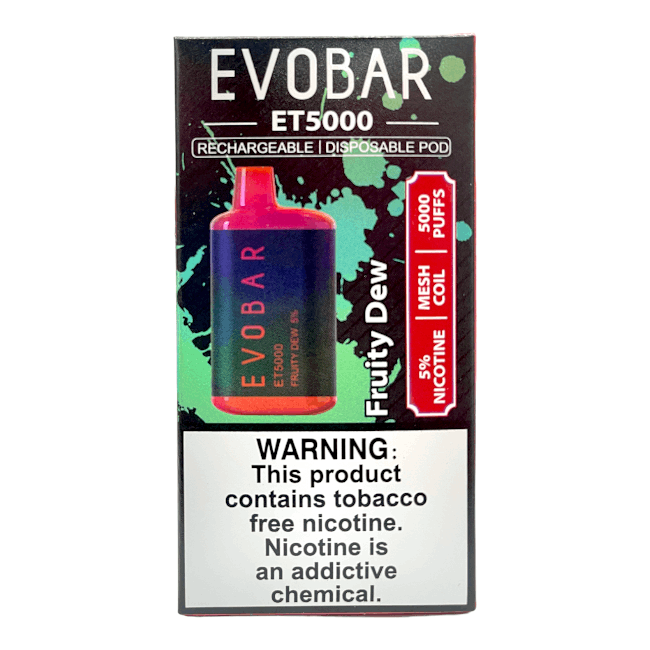 Evobar Black Edition - ET5000 - Disposable Vape | 101distributorsga