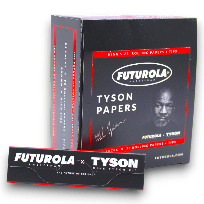 FUTUROLA X TYSON 2.0 - SMOKING ACC - KING SIZE - ROLLING PAPER+TIPS ...
