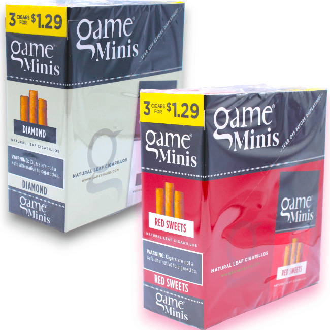 Game Mini Cigarillos - 3/$1.29 | 101Distributorsga