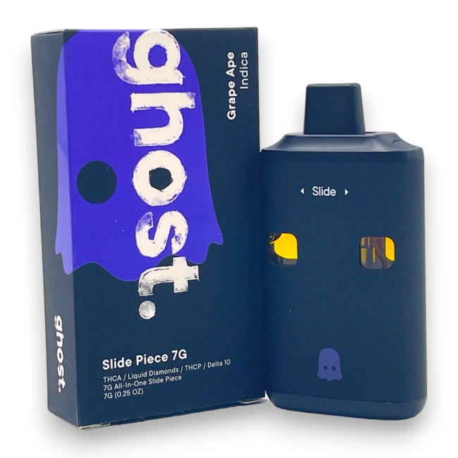 Ghost Slide Piece Disposable 7G - THCA + Liquid Diamonds