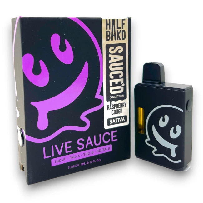 HALF BAK'D Delta Disposable Vape - Live Sauce | 101distributorsga