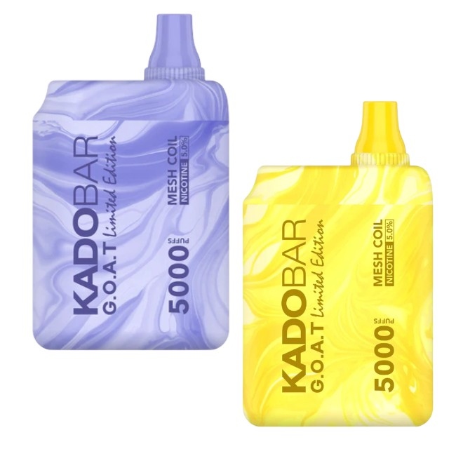 KADO BAR - 5000 - NICOTINE - DISPOSABLE VAPE - GOAT - LIMITED EDITION ...