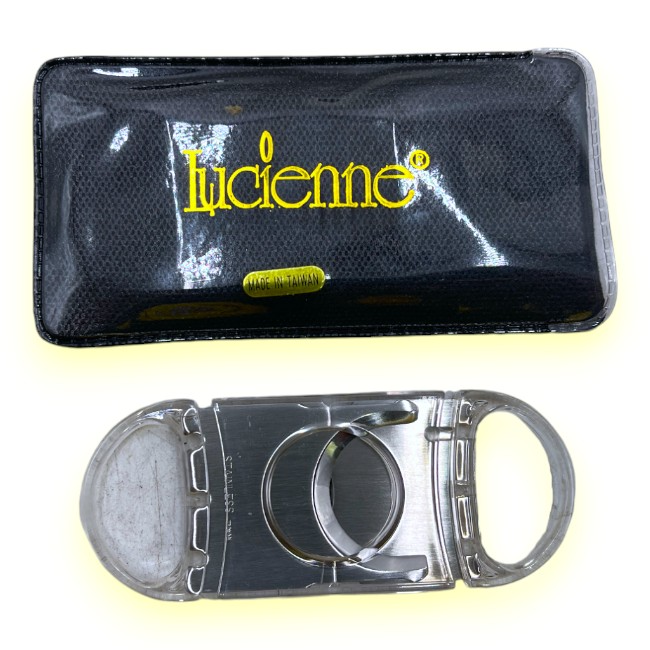 Buy Lucienne Cigar Cutter with Opener - Transparent Double Blade