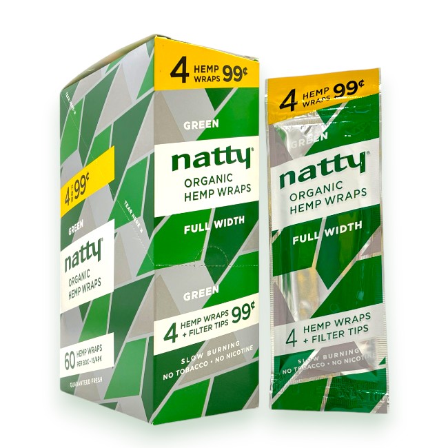 Natty Organic Hemp Wraps - Smoking Accessories | 101Distributorsga