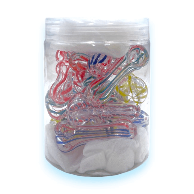 NBC - SMP - GLASS PIPE - HANDPIPE - 2" - TYPES - ASSORTED COLOR - 15CT/JR