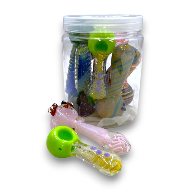 NBC SMP Glass Handpipe 4" – Premium Assorted Colors
