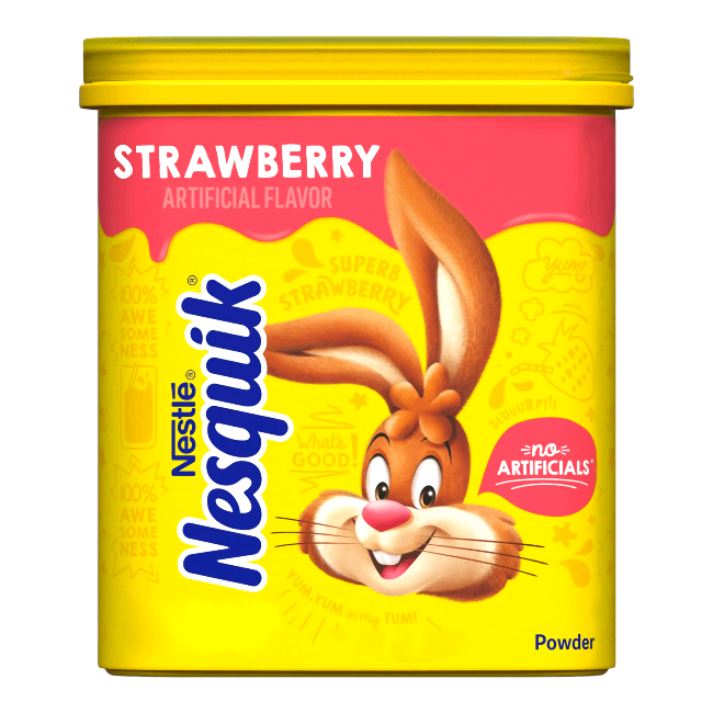 NESTLE - NESQUIK - BEVERAGE - POWDER - 18.7OZ/CT - STRAWBERRY CLASSIC