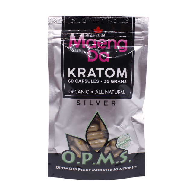 OPMS Silver Kratom Capsules 36gm | 101Distributorsga