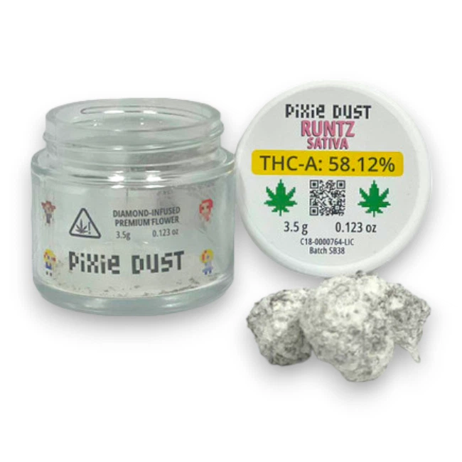 Pixie Dust Delta Flower - THCA - Diamond Infused | 101distributorsga