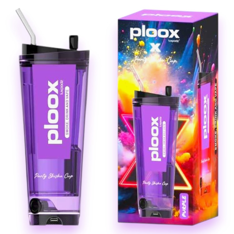 Ploox Luxpodz Electronic Hookah Kit - Party Shisha Cup