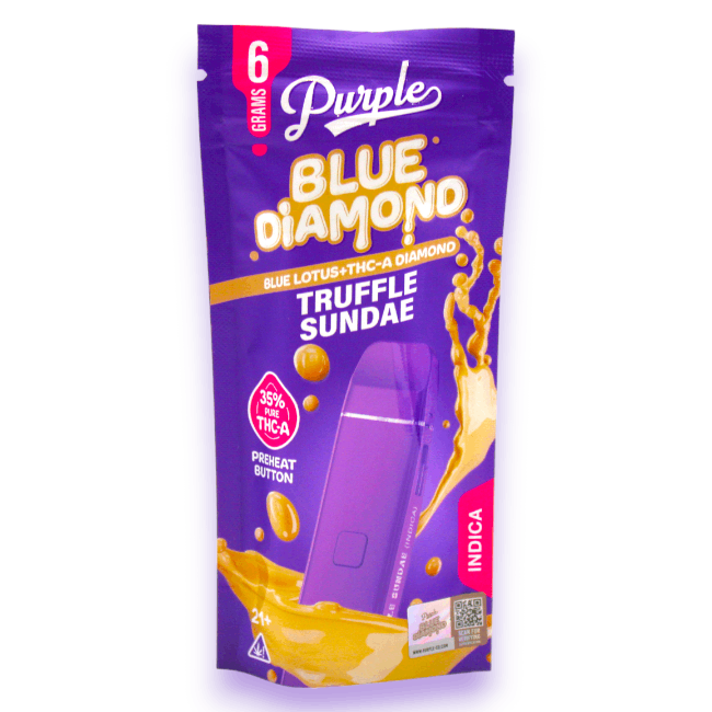 Purple Blue Diamond - Blue Lotus + THC-A Diamond 6gm