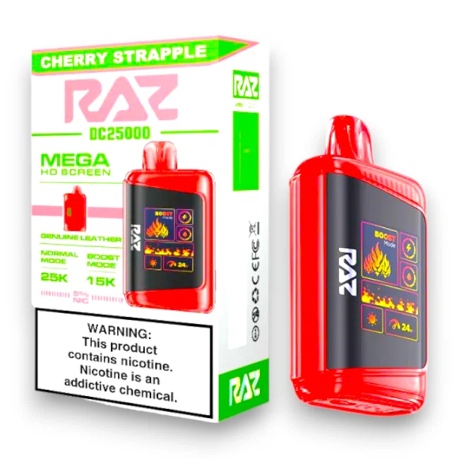 RAZ - DC25000 - NICOTINE - DISPOSABLE VAPE - 5% - 5CT/BX