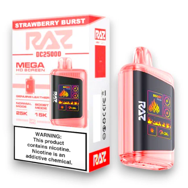 RAZ - DC25000 - NICOTINE - DISPOSABLE VAPE - 5% - 5CT/BX