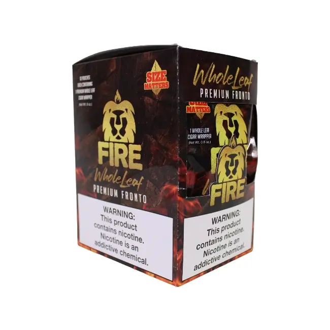 FIRE - FRONTO - TOB - LT - TOB LEAF - 10CT/BX