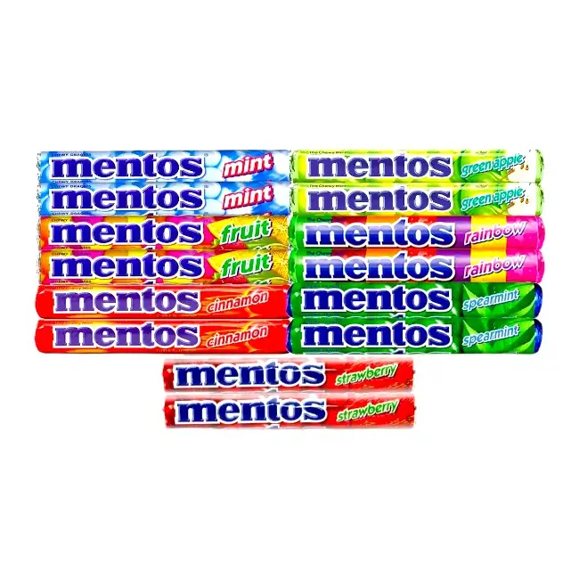 MENTOS - GROCERY - GUM - 1.32OZ/CT - 15CT/BX