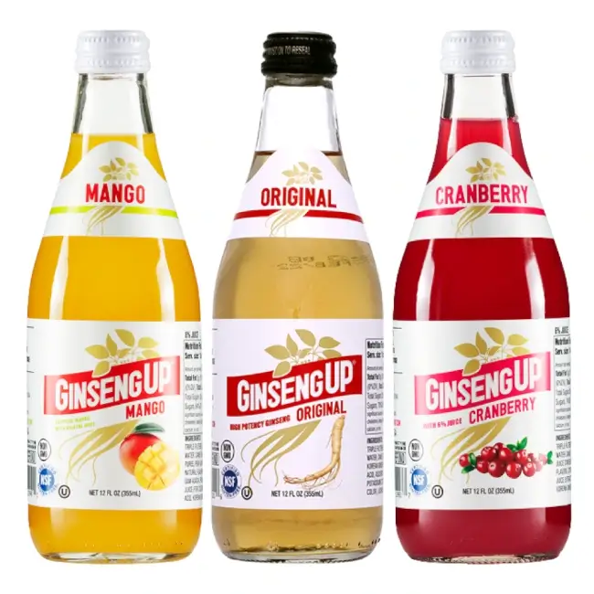 Ginseng Up Energy Drink - Glass Bottle - 12oz | 101Distributorsga