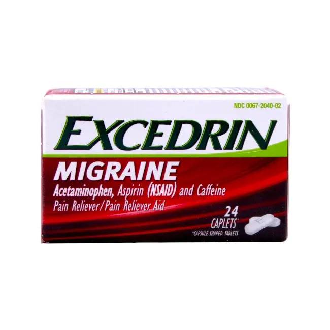 EXCERDIN - MEDICINE - CAPLET - MIGRAINE - 565MG/CT - 24PK/BX - PAIN ...