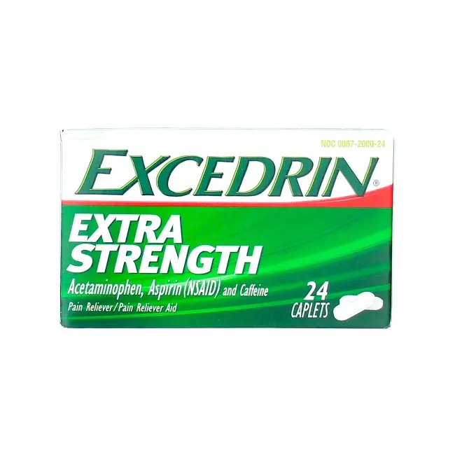 EXCERDIN - MEDICINE - CAPLET - EXTRA STRENGTH - 565MG/CT - 24PK/BX ...