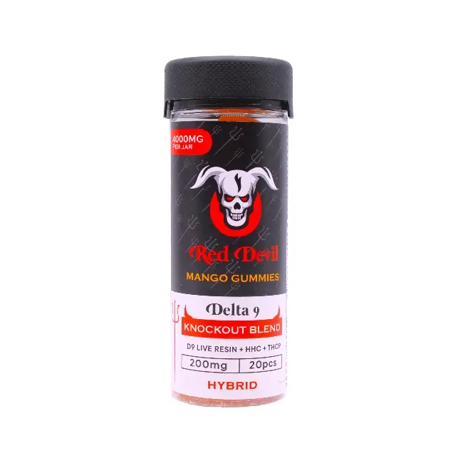Red Devil Gummies Delta 9 Knockout Blend 200mg