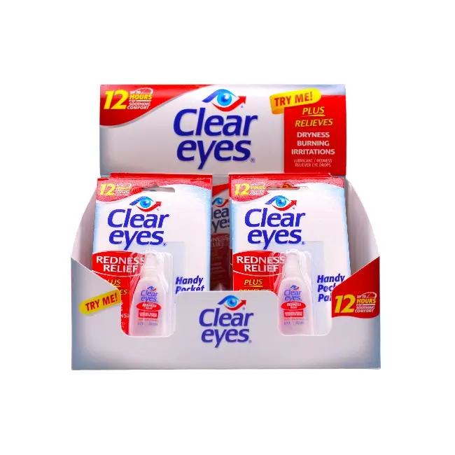 CLEAR EYES - MEDICINE - EYE DROPS - 12CT/BX