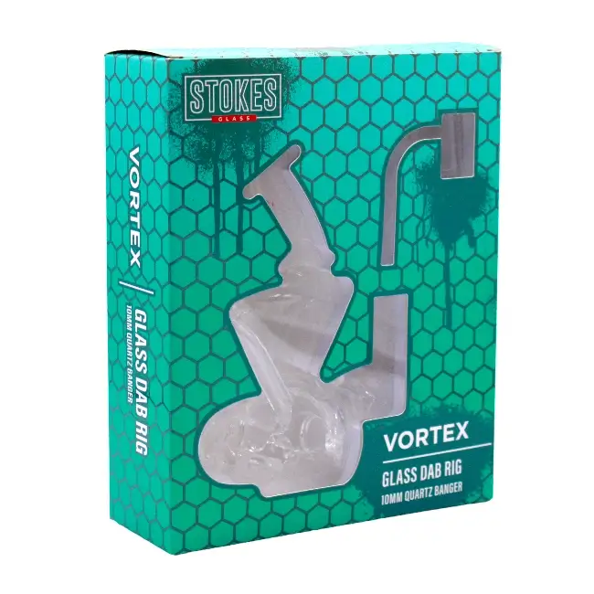 Stokes 4.8" Vortex Glass Rig – Compact Swirl Action Rig ...