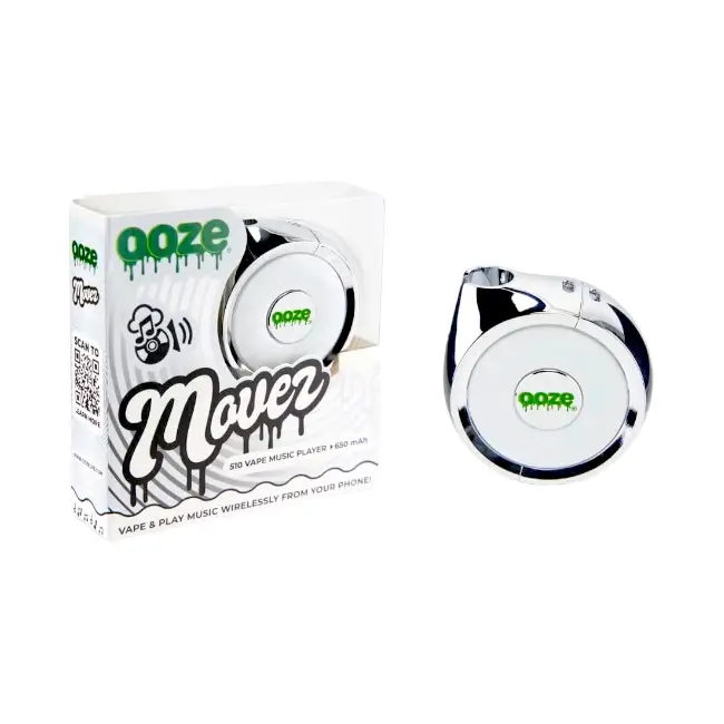 OOZE Movez Wireless Speaker 510 Cartridge Battery-Cosmic Chrome ...