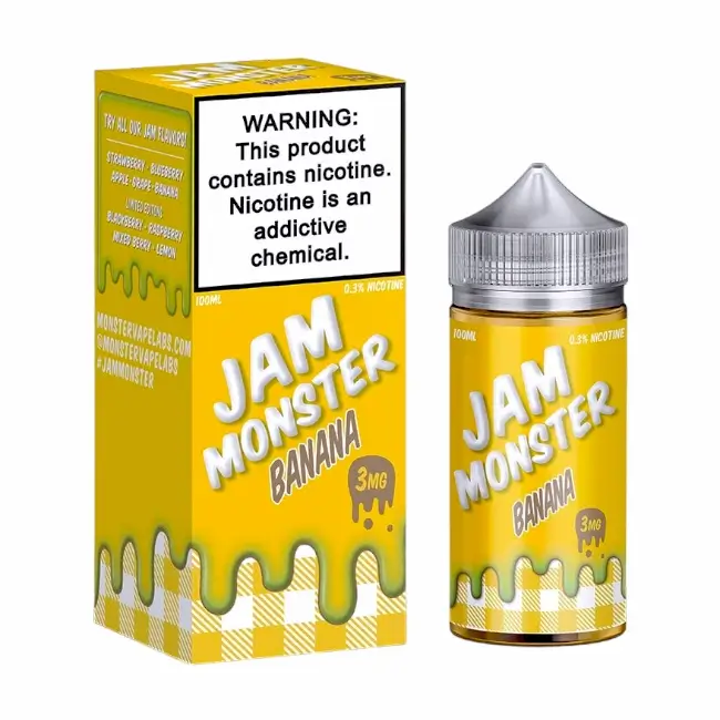 Jam Monster E-liquid 100ml - 3mg | 101Distributorsga