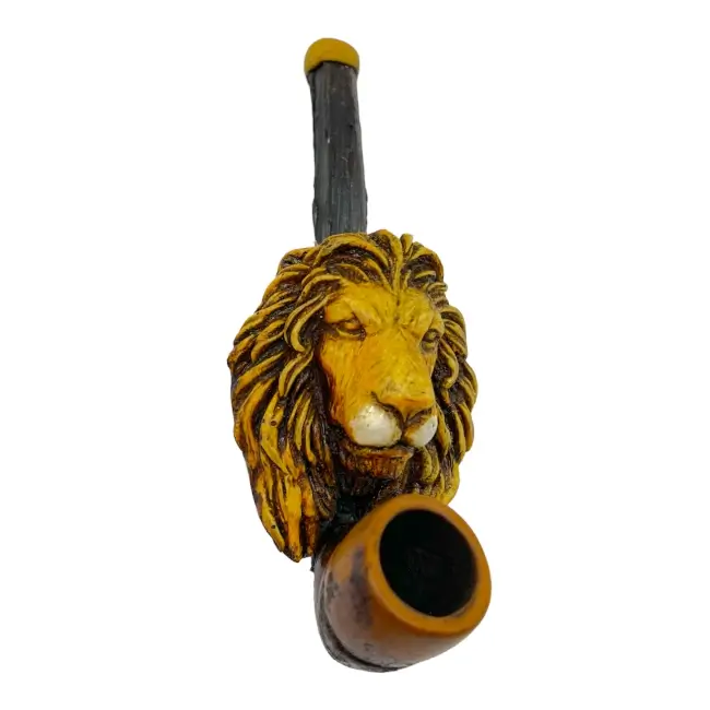 NBC - SMP - WOOD PIPE - HANDPIPE - 6" - 1CT - LION