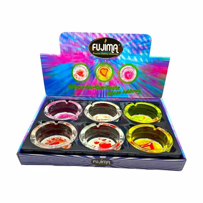 Fujima GA20 Glow in The Dark Glass Ashtray Animal | 101distributorsga