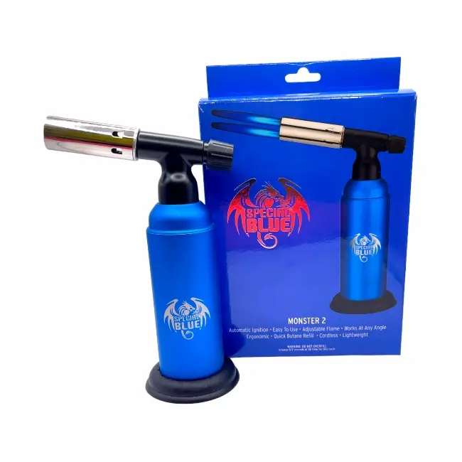 Special Blue Torch - Lighter - Butane Double Flame | 101Distributorsga