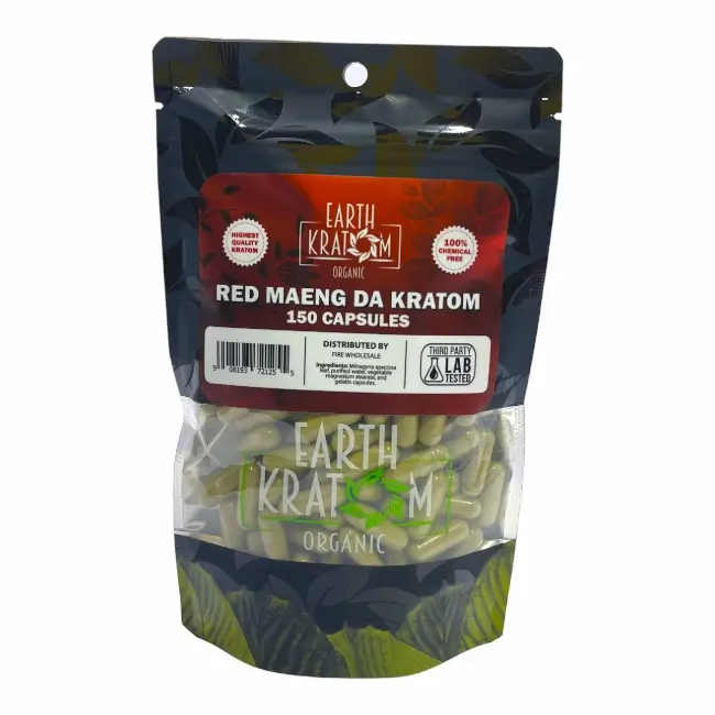 EARTH KRATOM ORGANIC - KRATOM - CAPSULE - 150CT/PK