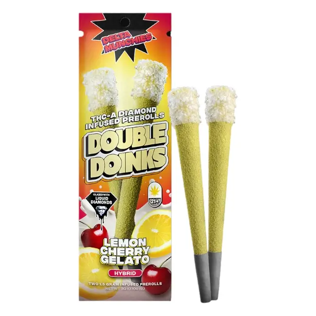 Delta Munchies THCA Double Doinks Prerolls 1.5gm