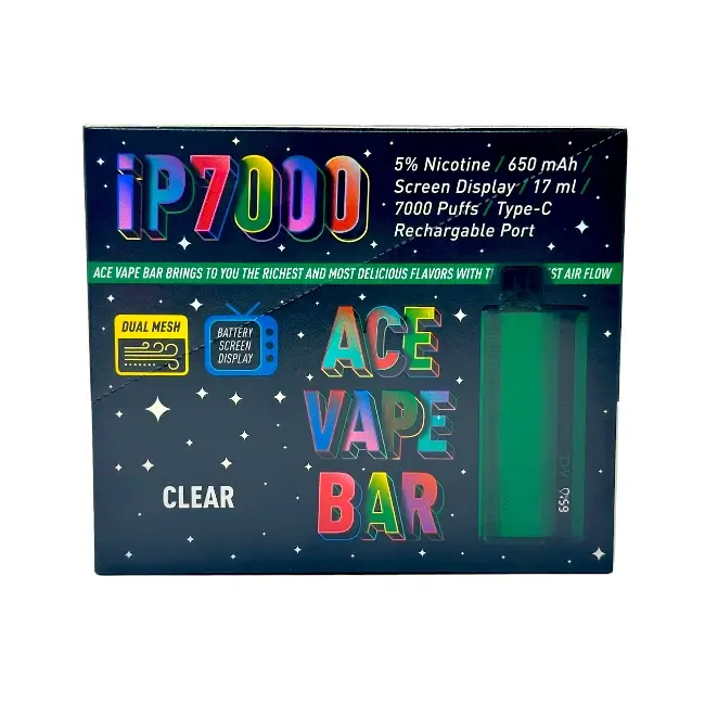 Ace Vape Bar - IP7000 - Disposable Vape | 101distributorsga