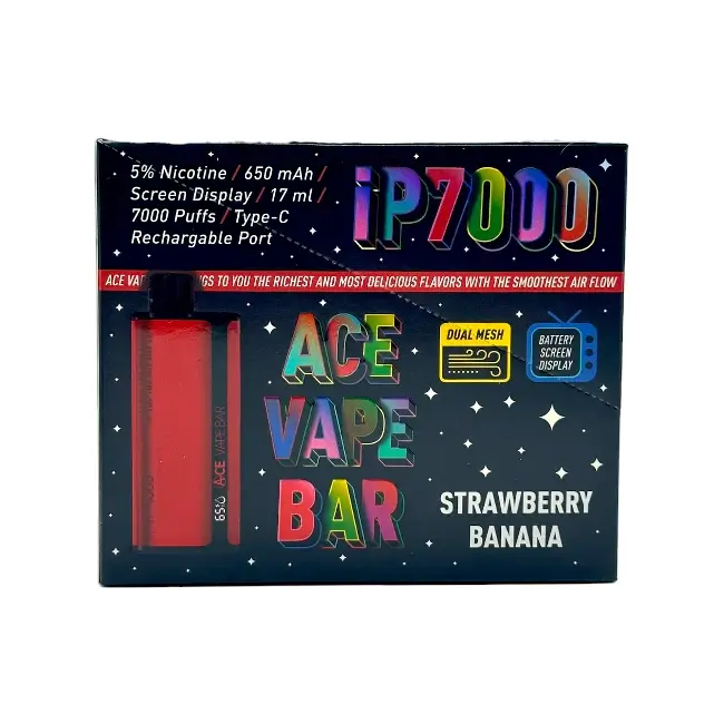 Ace Vape Bar - IP7000 - Disposable Vape | 101distributorsga