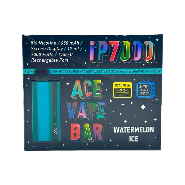 Ace Vape Bar - IP7000 - Disposable Vape | 101distributorsga