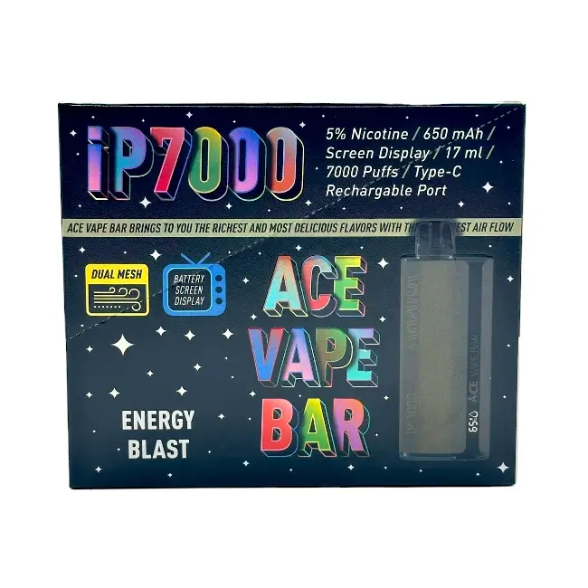 Ace Vape Bar - IP7000 - Disposable Vape | 101distributorsga