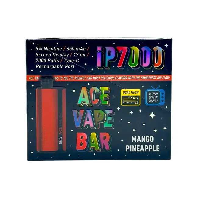 Ace Vape Bar - IP7000 - Disposable Vape | 101distributorsga
