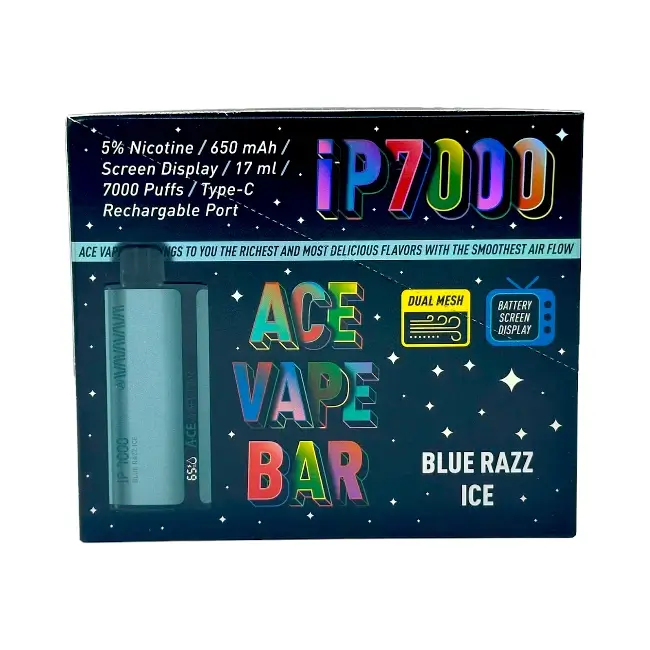 Ace Vape Bar - IP7000 - Disposable Vape | 101distributorsga