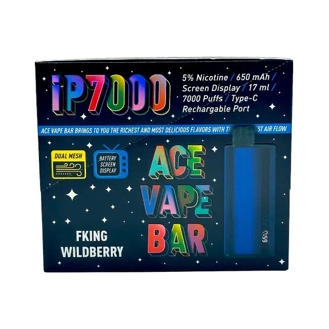 Ace Vape Bar - IP7000 - Disposable Vape | 101distributorsga