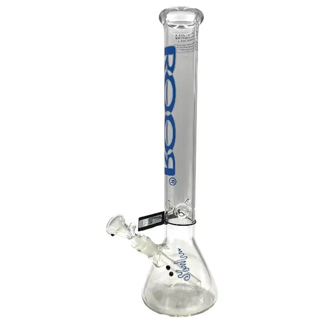ROOR TECH - GLASS PIPE - WATERPIPE - 18" 50X5 - DECAL BEAKER