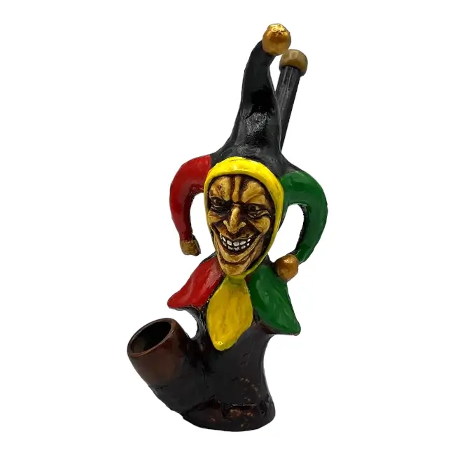 NBC - SMP - WOOD PIPE - HANDPIPE - 8" - 1CT - THE JESTER