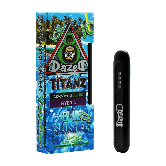 Dazed8 Titanz Delta 8 Thc Disposable Vape 101distributorsga